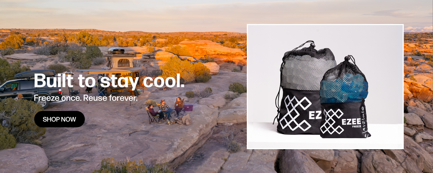 Ezee Freeze | World's First Reusable Bag of Ice