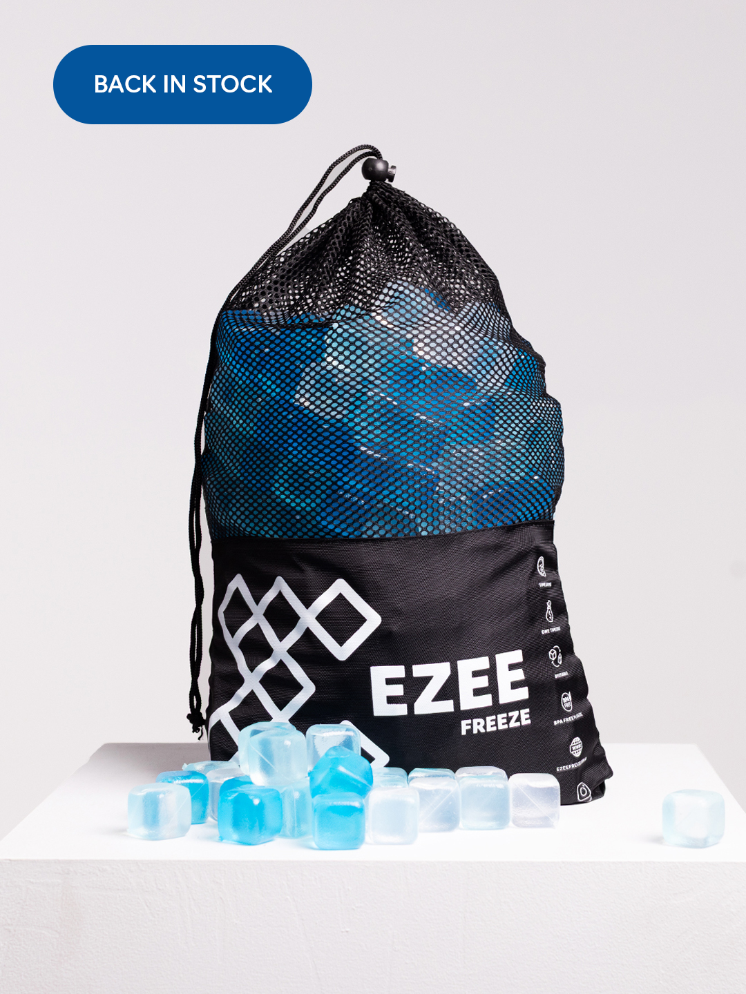 Mega Freeze Blue Ice - 5kg Black Bag – Ezee Freeze