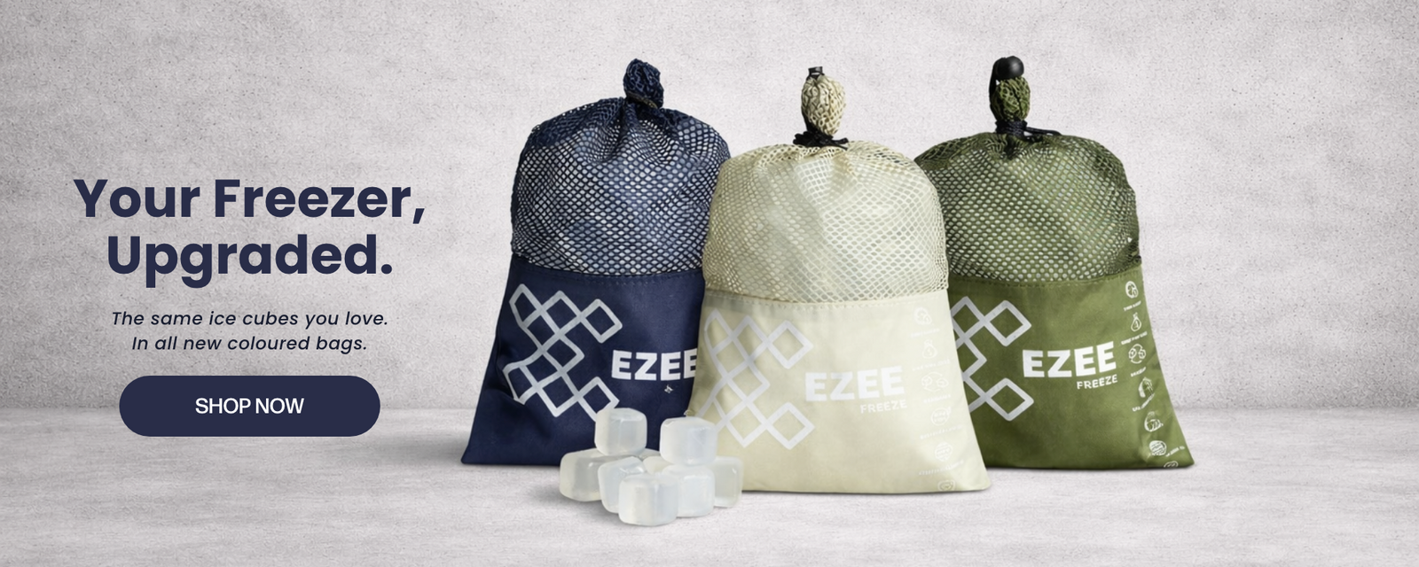 Ezee Freeze | World's First Reusable Bag of Ice